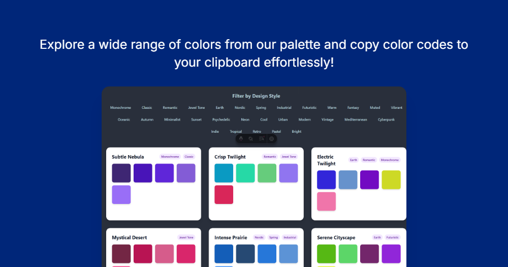 Palette Explorer | Professional Design Color Combinations & Tools